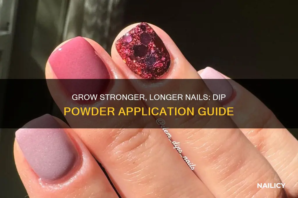 Grow Stronger, Longer Nails: Dip Powder Application Guide | Nailicy