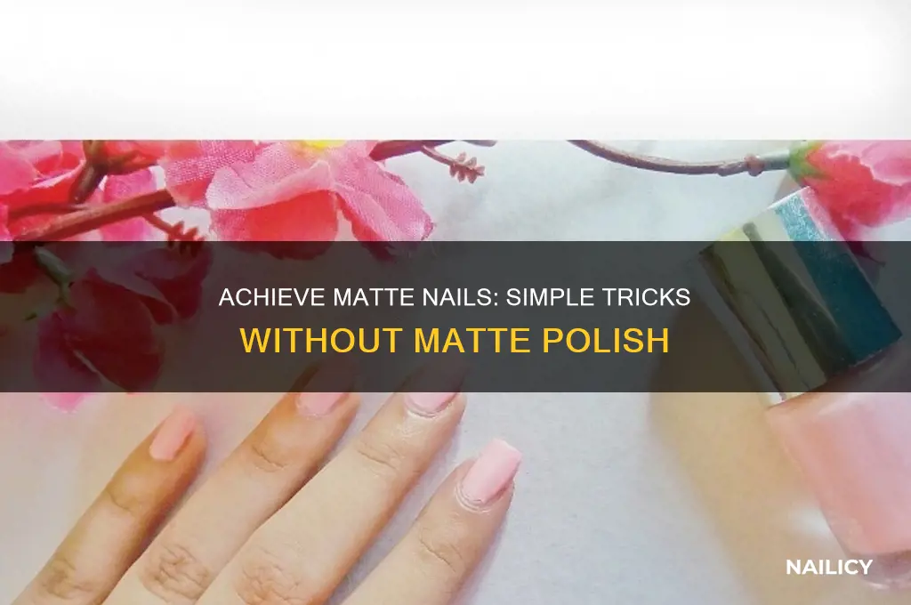 Achieve Matte Nails: Simple Tricks Without Matte Polish | Nailicy