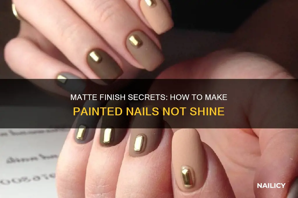 Matte Finish Secrets: How To Make Painted Nails Not Shine | Nailicy