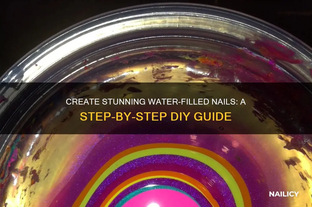 Create Stunning Water-Filled Nails: A Step-By-Step Diy Guide | Nailicy