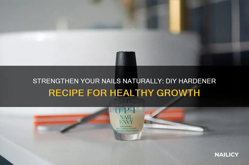 Strengthen Your Nails Naturally: Diy Hardener Recipe For Healthy Growth ...