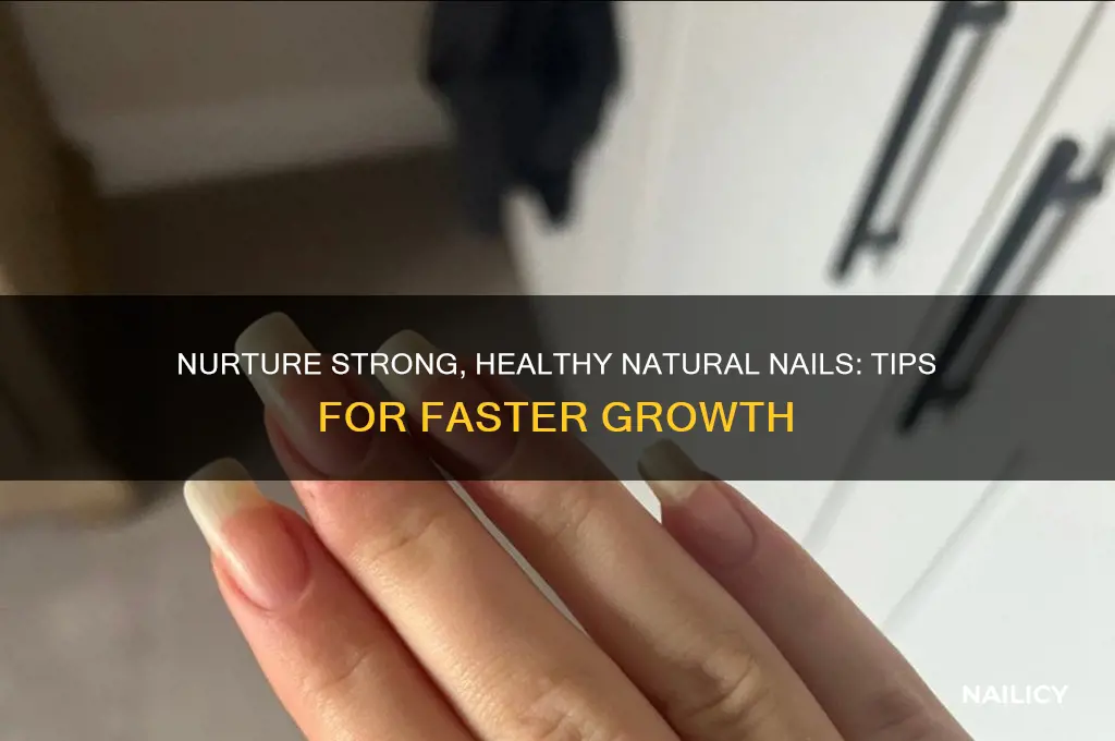 Nurture Strong, Healthy Natural Nails: Tips For Faster Growth | Nailicy