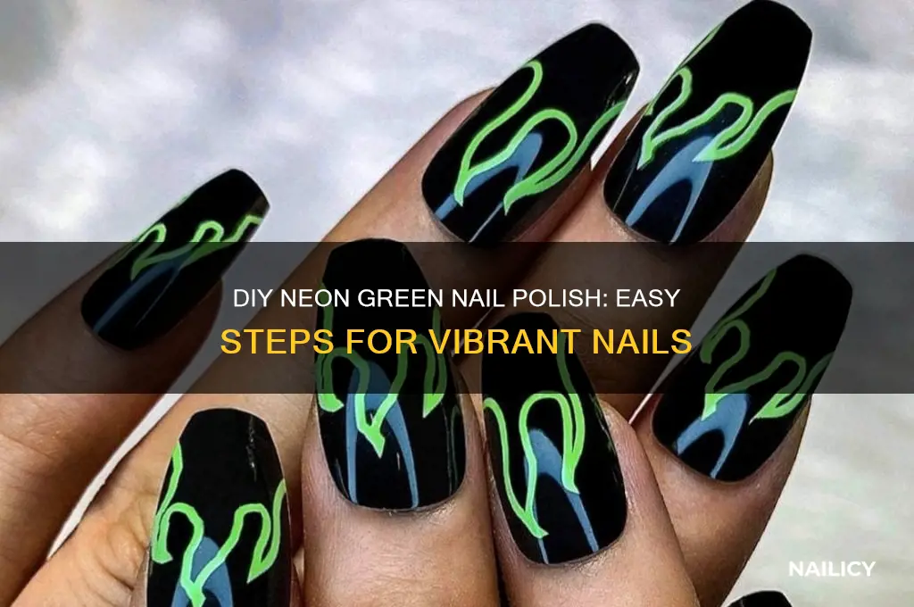 Diy Neon Green Nail Polish: Easy Steps For Vibrant Nails | Nailicy