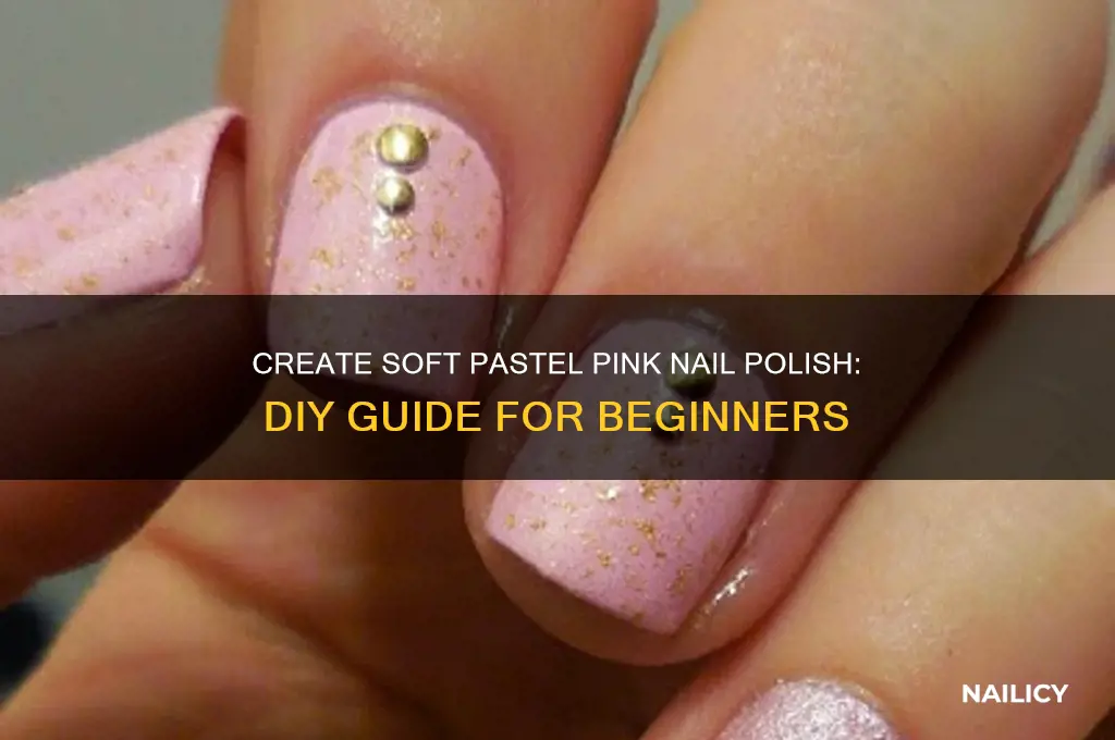Create Soft Pastel Pink Nail Polish: Diy Guide For Beginners | Nailicy