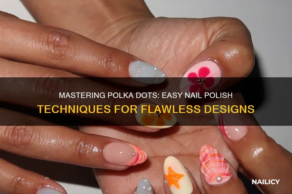 Mastering Polka Dots: Easy Nail Polish Techniques For Flawless Designs ...