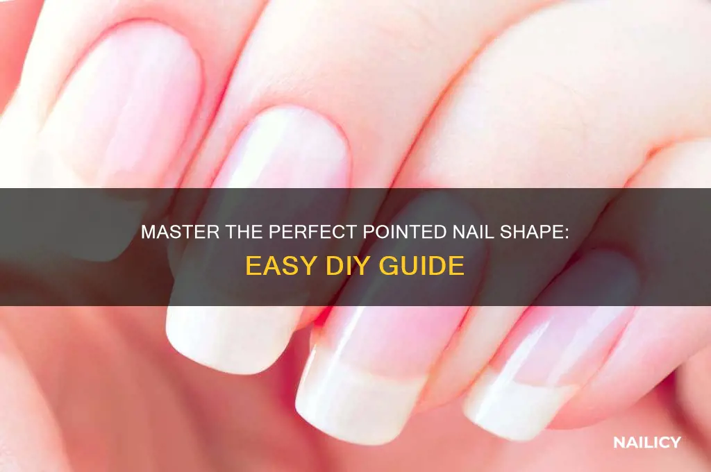 Master The Perfect Pointed Nail Shape: Easy Diy Guide | Nailicy
