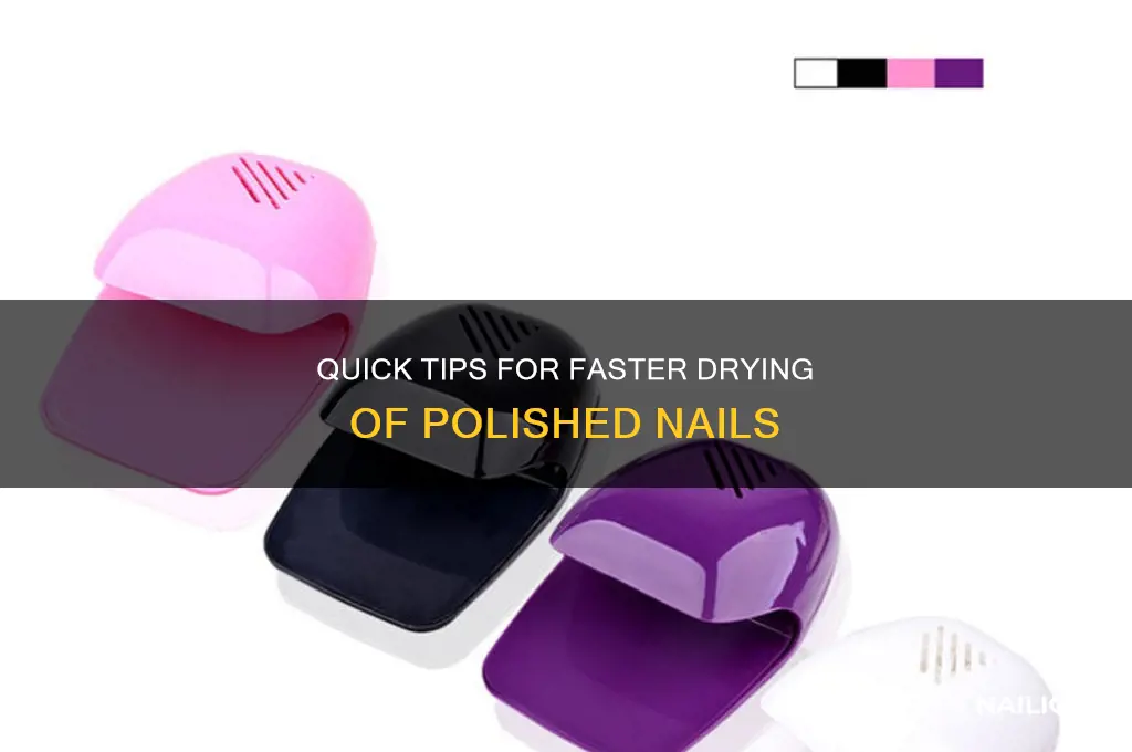 Quick Tips For Faster Drying Of Polished Nails | Nailicy