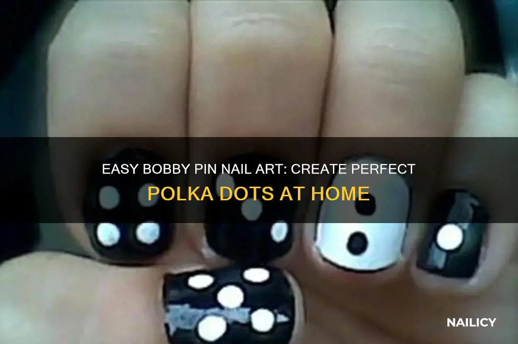 Easy Bobby Pin Nail Art: Create Perfect Polka Dots At Home | Nailicy