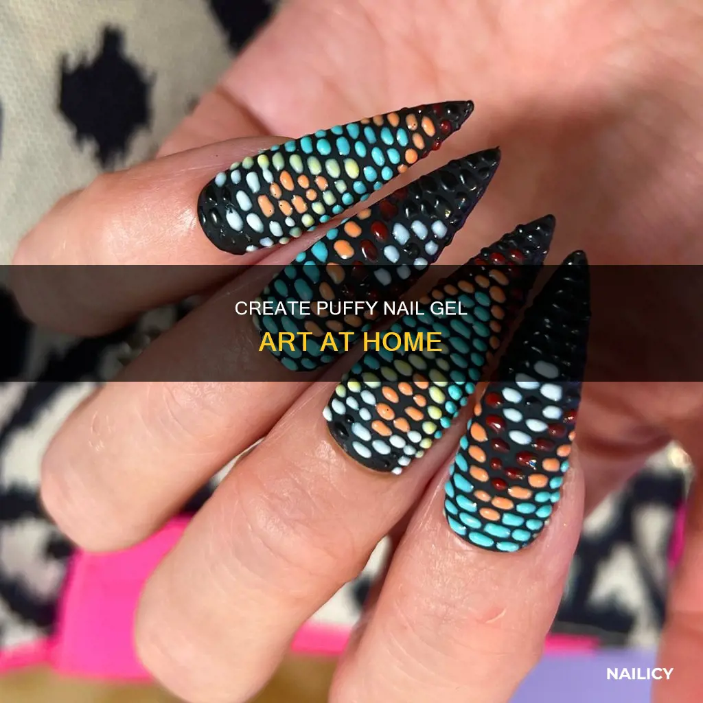 Create Puffy Nail Gel Art At Home | Nailicy