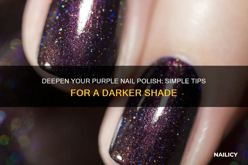 Deepen Your Purple Nail Polish: Simple Tips For A Darker Shade | Nailicy
