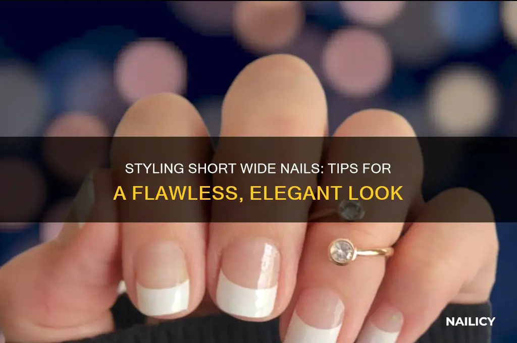 Styling Short Wide Nails: Tips For A Flawless, Elegant Look | Nailicy
