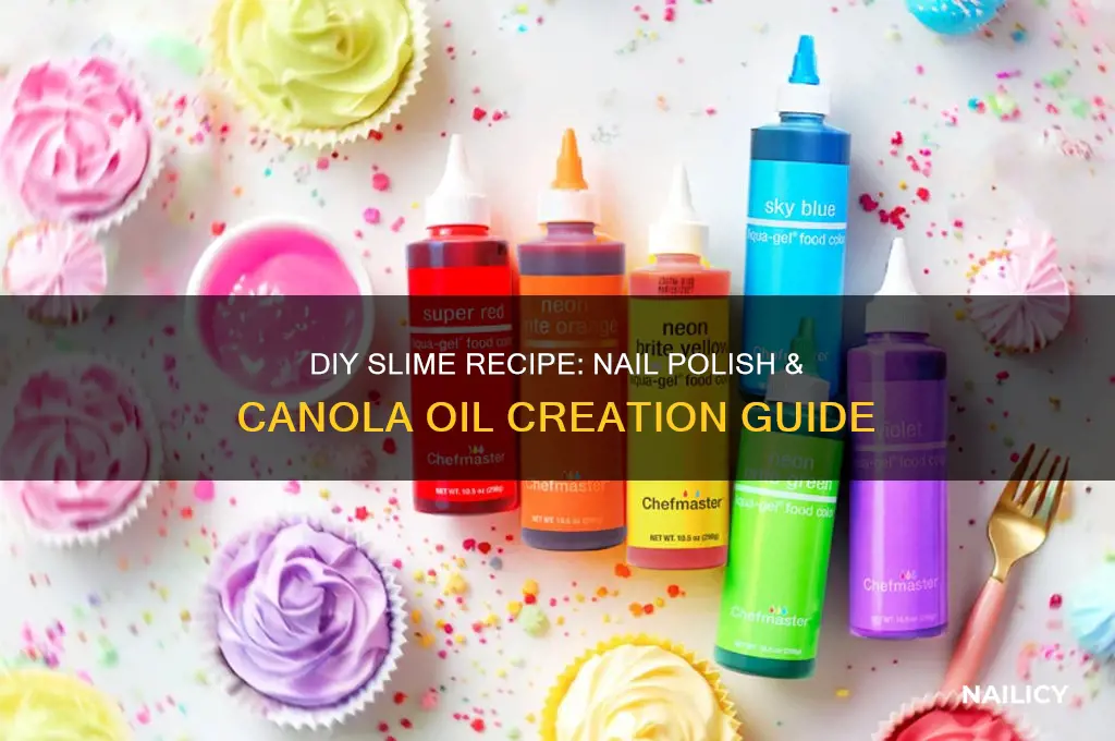 Diy Slime Recipe: Nail Polish & Canola Oil Creation Guide | Nailicy