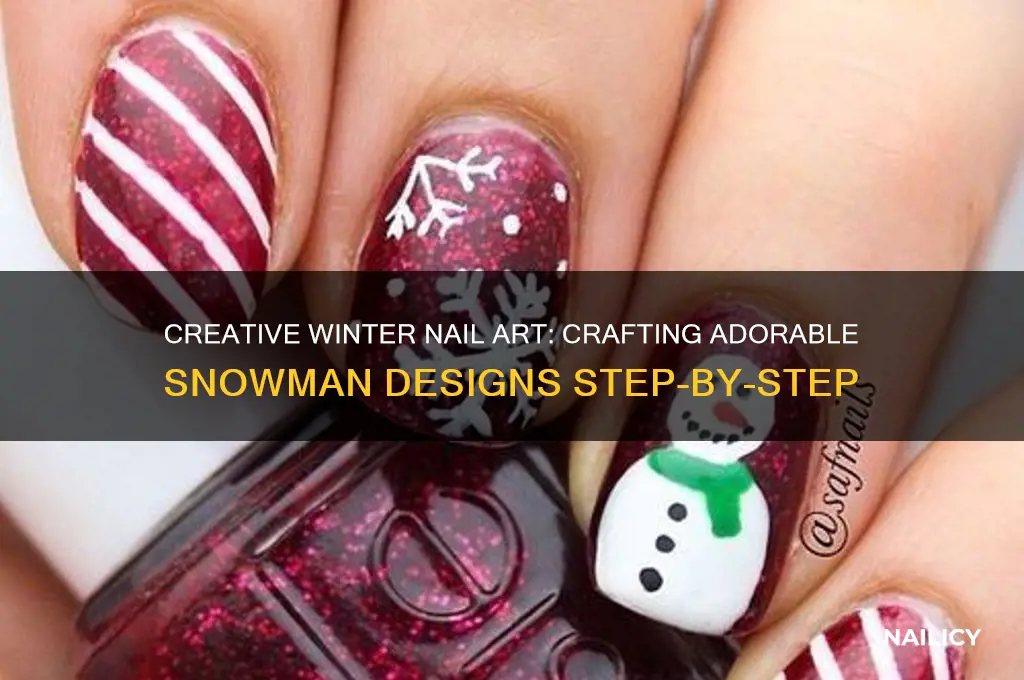 Creative Winter Nail Art: Crafting Adorable Snowman Designs Step-By ...