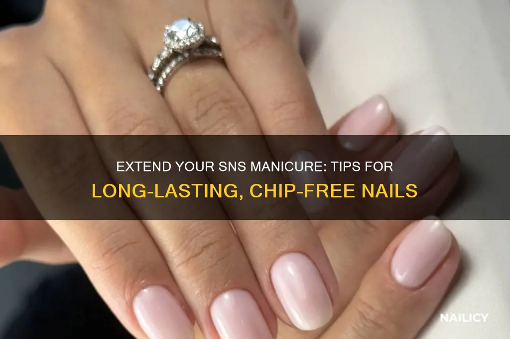 Extend Your Sns Manicure: Tips For Long-Lasting, Chip-Free Nails | Nailicy