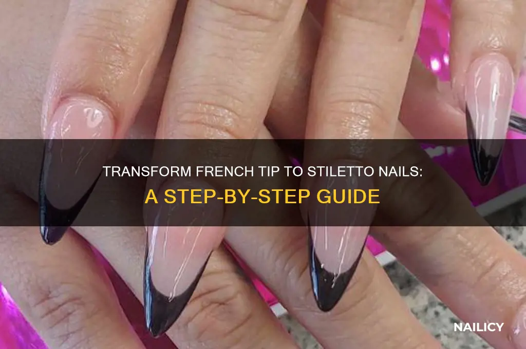 Transform French Tip To Stiletto Nails: A Step-By-Step Guide | Nailicy