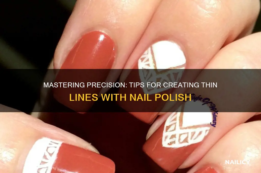 Mastering Precision: Tips For Creating Thin Lines With Nail Polish ...