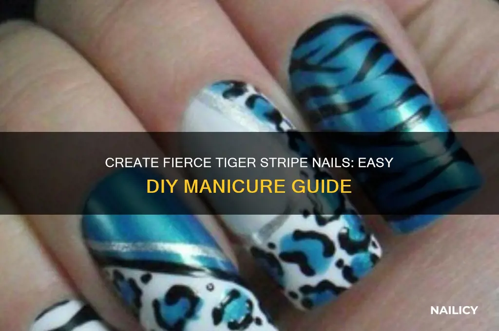 Create Fierce Tiger Stripe Nails: Easy Diy Manicure Guide | Nailicy