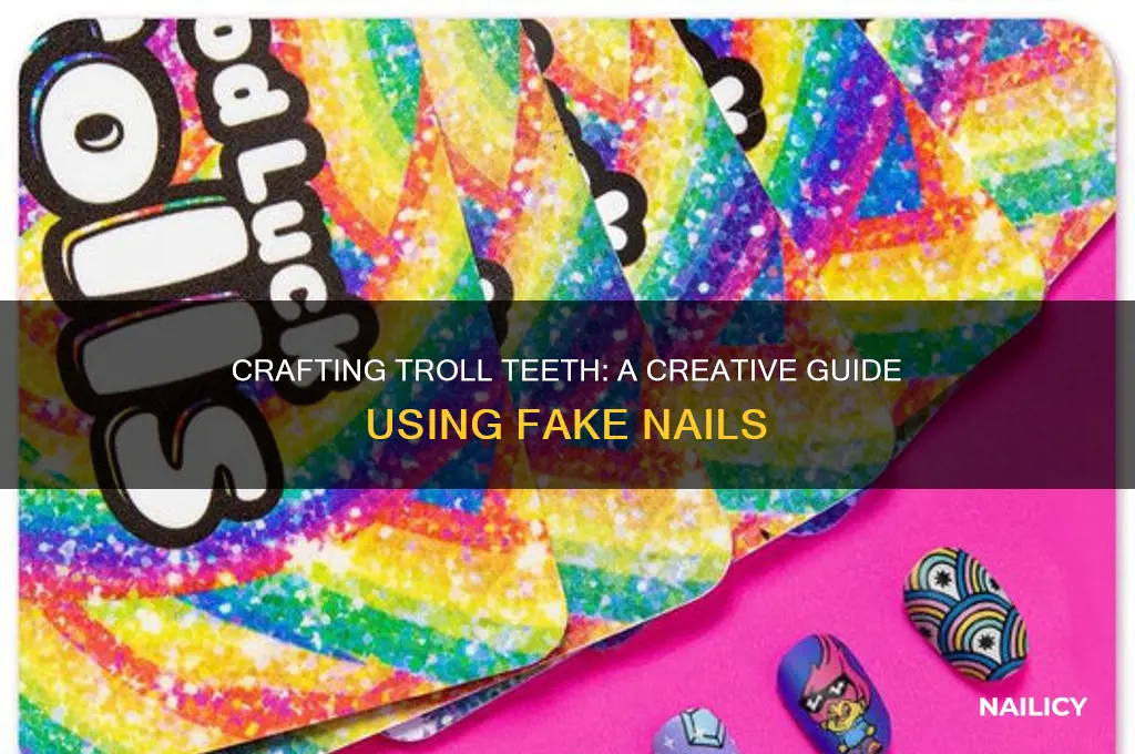 Crafting Troll Teeth: A Creative Guide Using Fake Nails | Nailicy