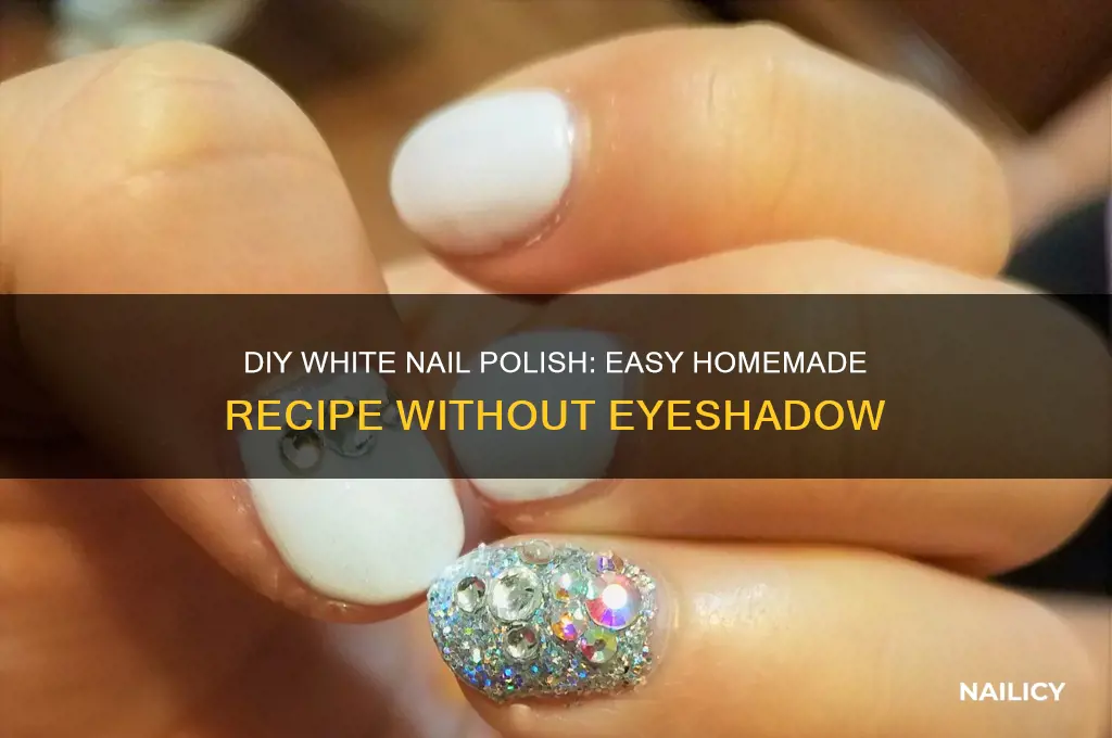 Diy White Nail Polish: Easy Homemade Recipe Without Eyeshadow | Nailicy
