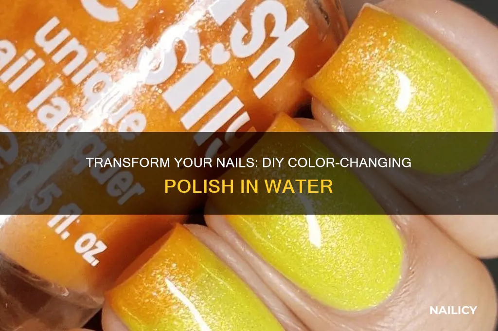 Transform Your Nails: Diy Color-Changing Polish In Water | Nailicy