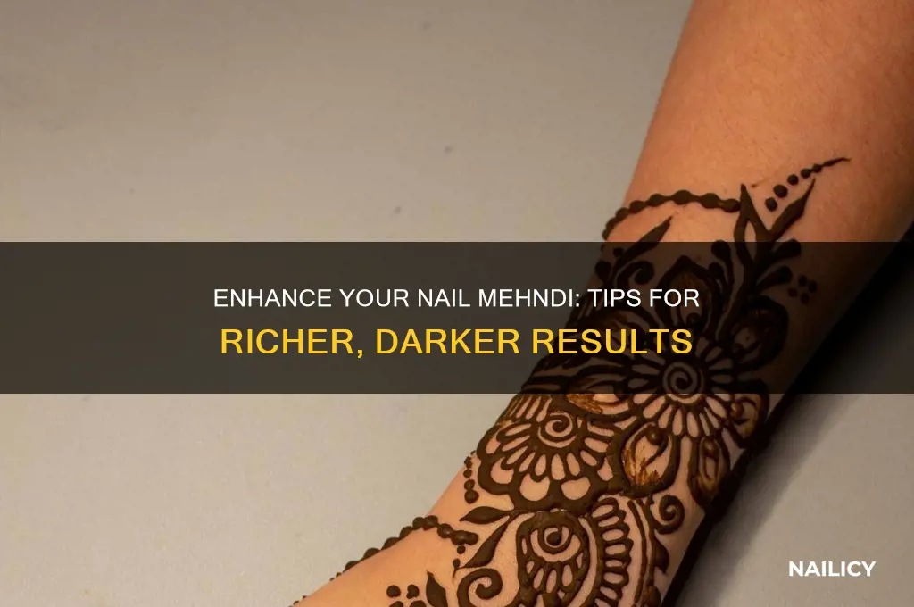 Enhance Your Nail Mehndi: Tips For Richer, Darker Results | Nailicy