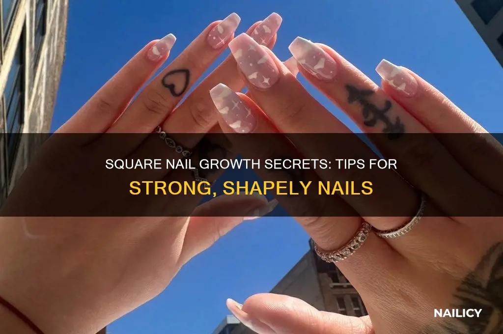 Square Nail Growth Secrets: Tips For Strong, Shapely Nails | Nailicy