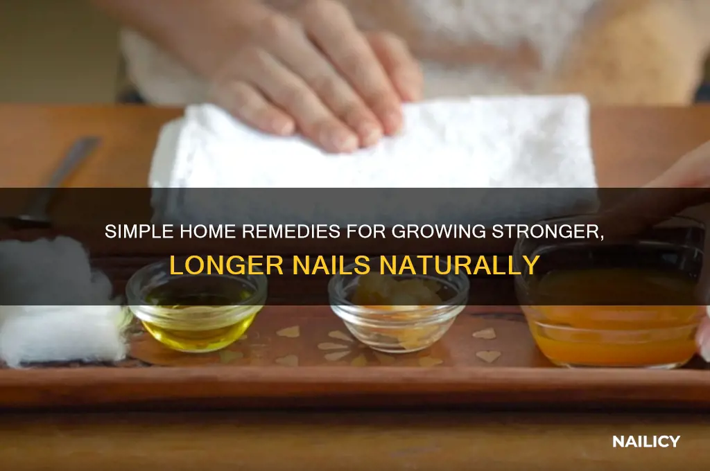 Simple Home Remedies For Growing Stronger, Longer Nails Naturally | Nailicy