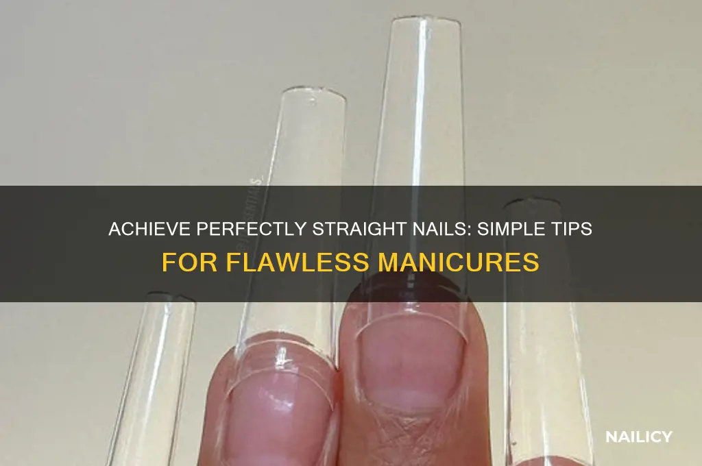 Achieve Perfectly Straight Nails: Simple Tips For Flawless Manicures ...