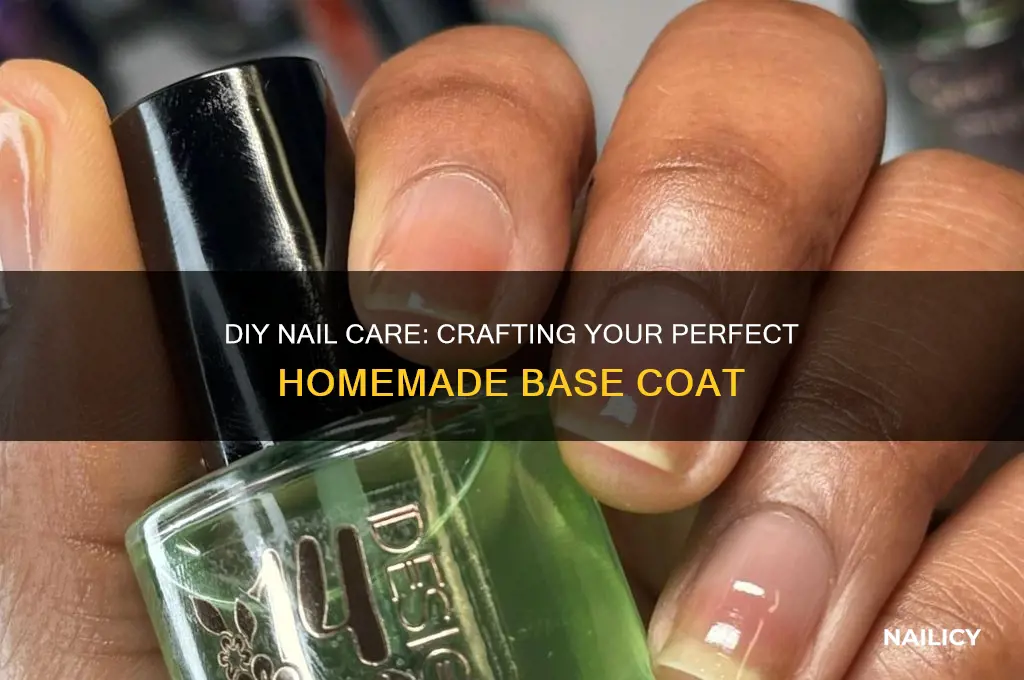 Diy Nail Care: Crafting Your Perfect Homemade Base Coat | Nailicy