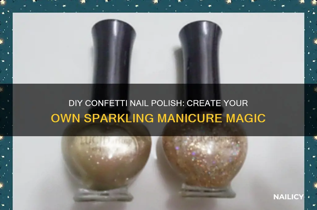 Diy Confetti Nail Polish: Create Your Own Sparkling Manicure Magic ...
