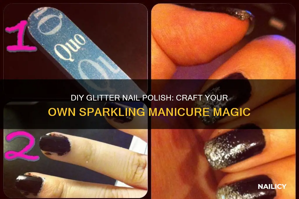 Diy Glitter Nail Polish: Craft Your Own Sparkling Manicure Magic | Nailicy
