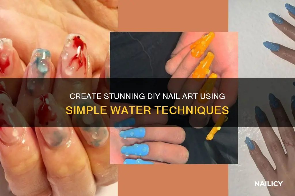 Create Stunning Diy Nail Art Using Simple Water Techniques | Nailicy