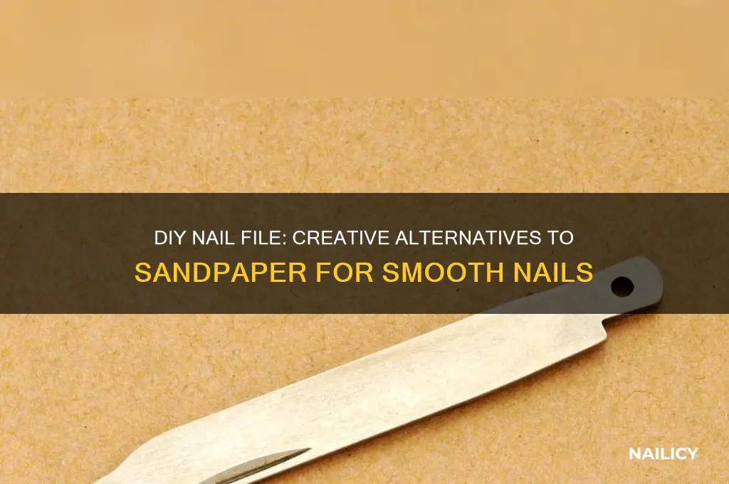 Diy Nail File: Creative Alternatives To Sandpaper For Smooth Nails ...