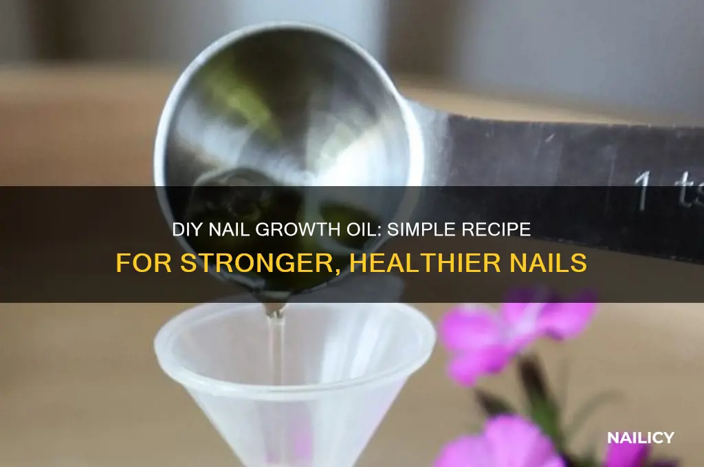 Diy Nail Growth Oil: Simple Recipe For Stronger, Healthier Nails | Nailicy