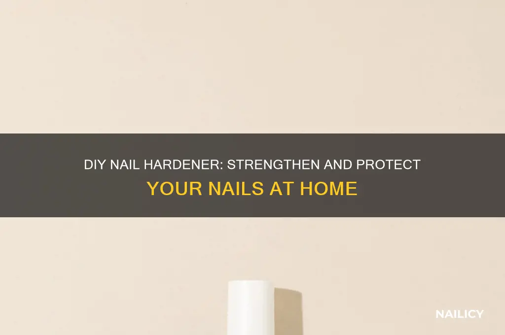 Diy Nail Hardener: Strengthen And Protect Your Nails At Home | Nailicy