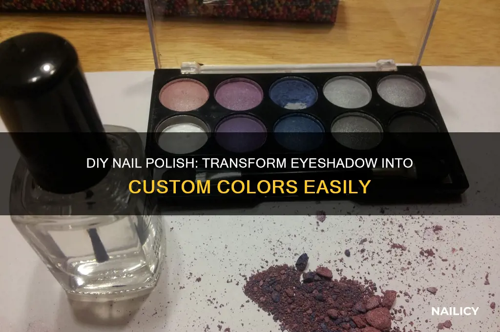 Diy Nail Polish: Transform Eyeshadow Into Custom Colors Easily | Nailicy