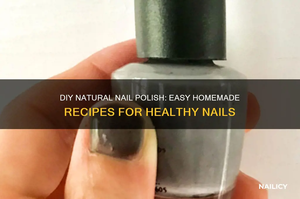Diy Natural Nail Polish: Easy Homemade Recipes For Healthy Nails | Nailicy