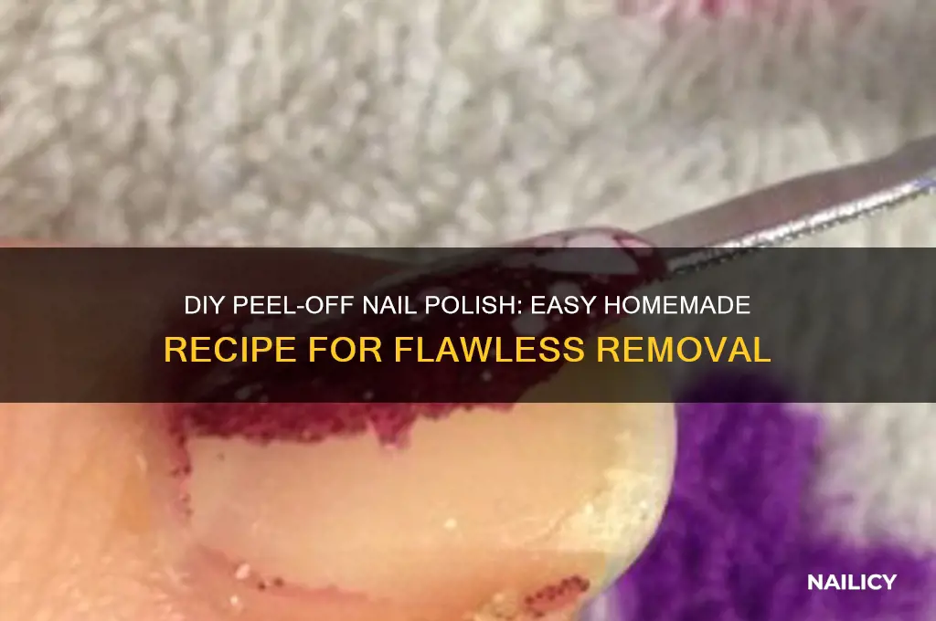 Diy Peel-Off Nail Polish: Easy Homemade Recipe For Flawless Removal ...