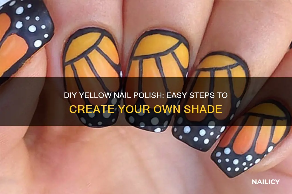 Diy Yellow Nail Polish: Easy Steps To Create Your Own Shade | Nailicy