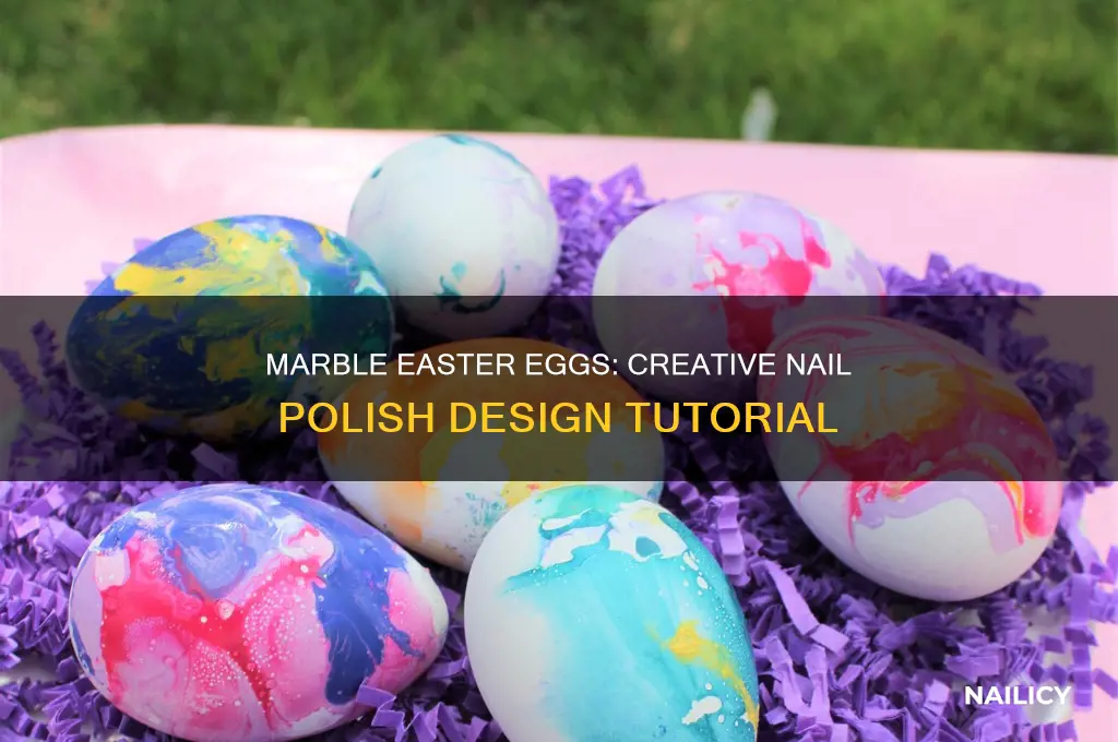 Marble Easter Eggs: Creative Nail Polish Design Tutorial | Nailicy