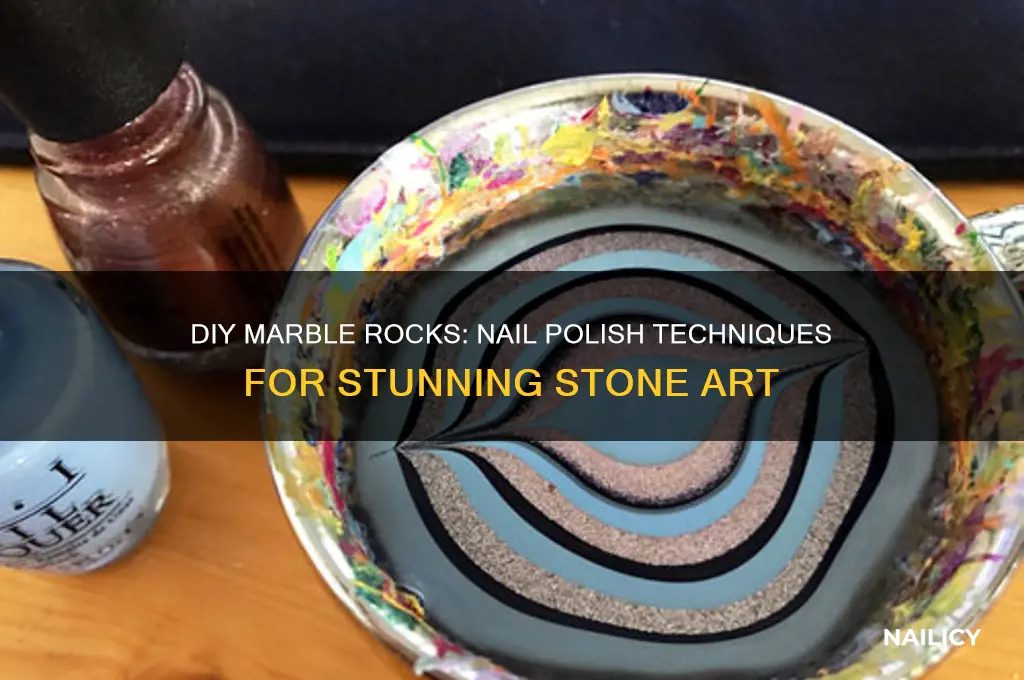 Diy Marble Rocks: Nail Polish Techniques For Stunning Stone Art | Nailicy