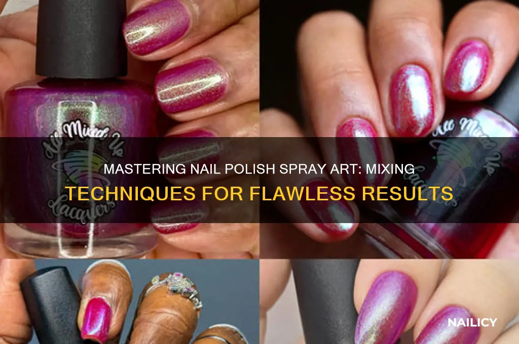 Mastering Nail Polish Spray Art: Mixing Techniques For Flawless Results ...