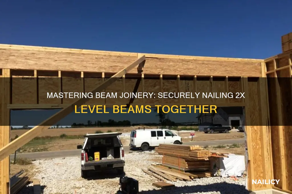 Mastering Beam Joinery: Securely Nailing 2X Level Beams Together | Nailicy