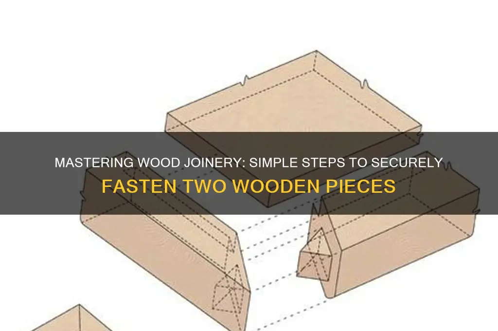 Mastering Wood Joinery: Simple Steps To Securely Fasten Two Wooden ...