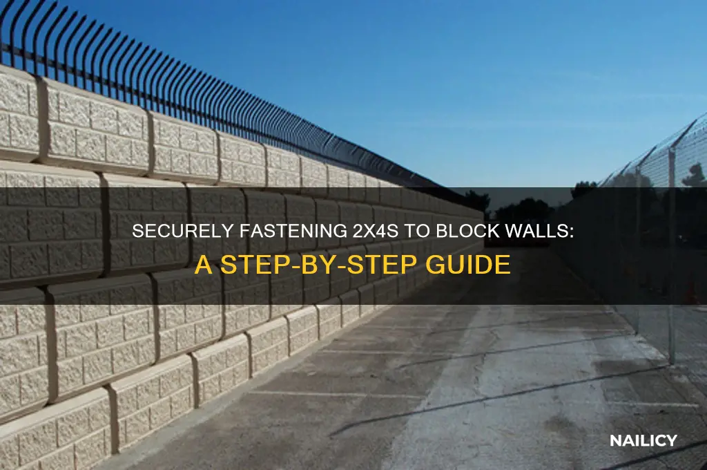 Securely Fastening 2X4s To Block Walls: A Step-By-Step Guide | Nailicy
