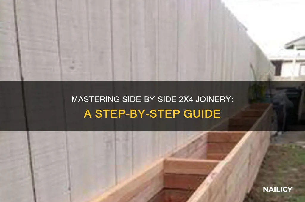 Mastering Side-By-Side 2X4 Joinery: A Step-By-Step Guide | Nailicy