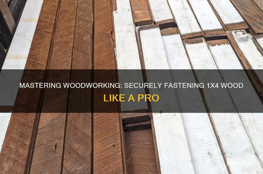 Mastering Woodworking: Securely Fastening 1X4 Wood Like A Pro | Nailicy