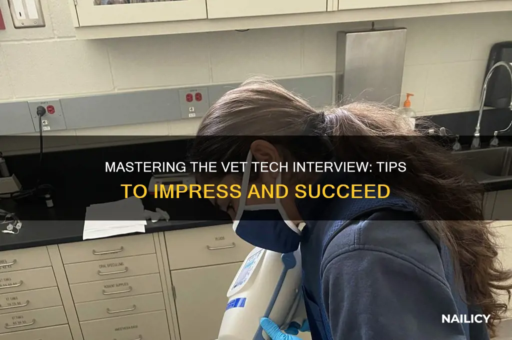Mastering The Vet Tech Interview: Tips To Impress And Succeed | Nailicy