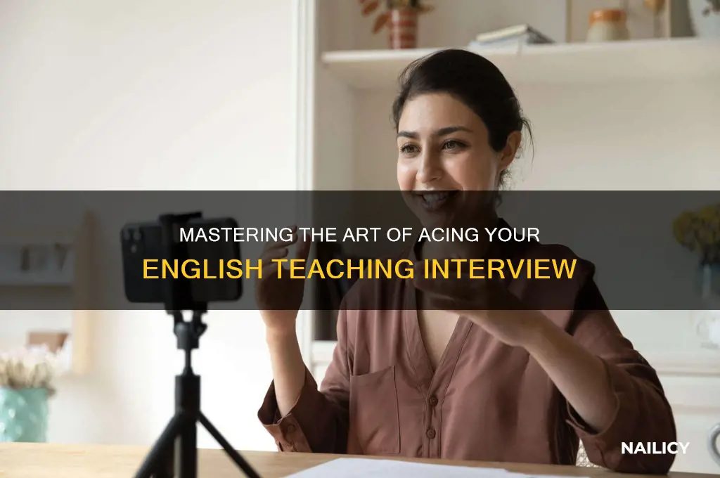 Mastering The Art Of Acing Your English Teaching Interview | Nailicy