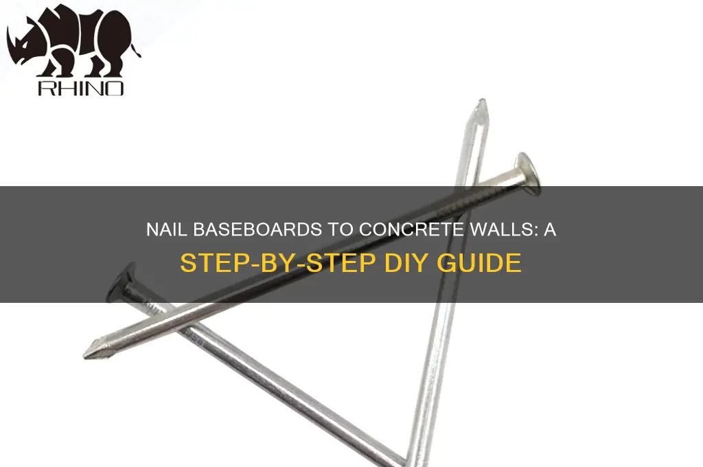 Nail Baseboards To Concrete Walls: A Step-By-Step Diy Guide | Nailicy
